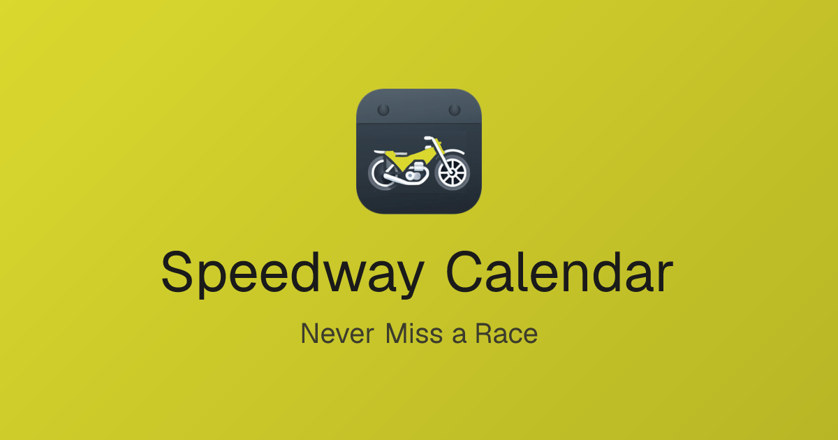 Speedway 2026 - GP, PGE, SON & More